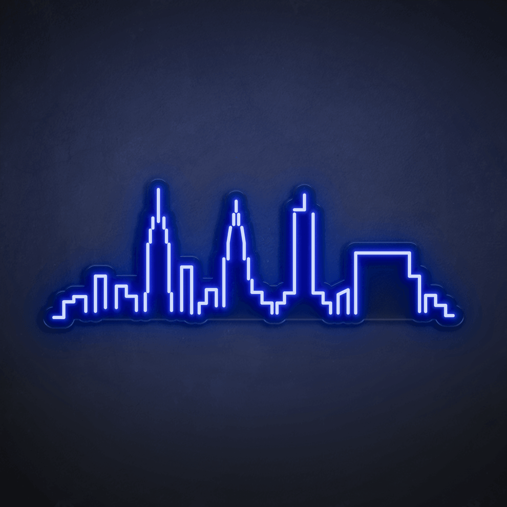 New York Skyline Neon Sign – mancavesuperstore